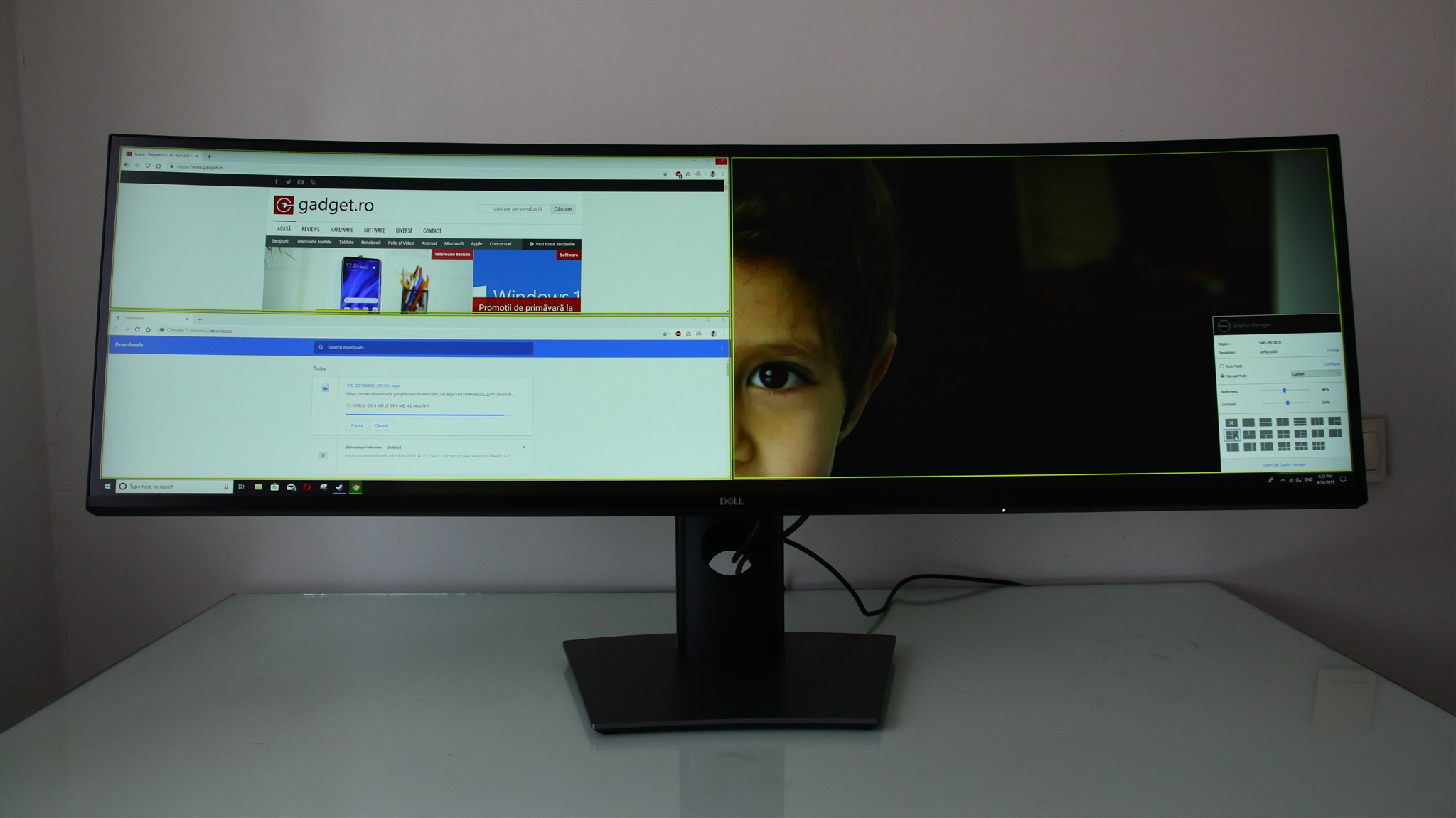 Monitor curbat ultrawide Dell UltraSharp U4919DW - review : Gadget.ro ...